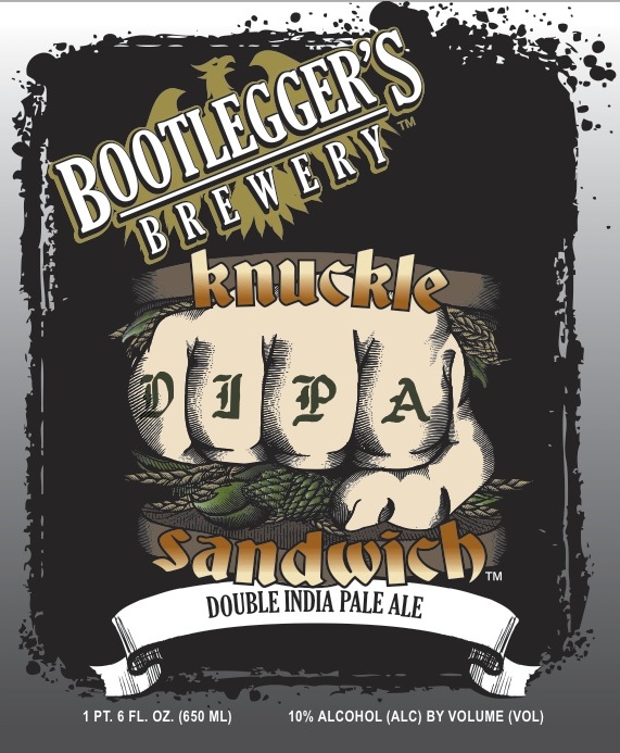 Bootlegger’s Brewery Limited Release Knuckle Sandwich DIPA Bottles ...