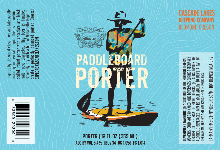 Cascade Lakes Brewing Co Releases Paddleboad Porter - CraftBeer.com