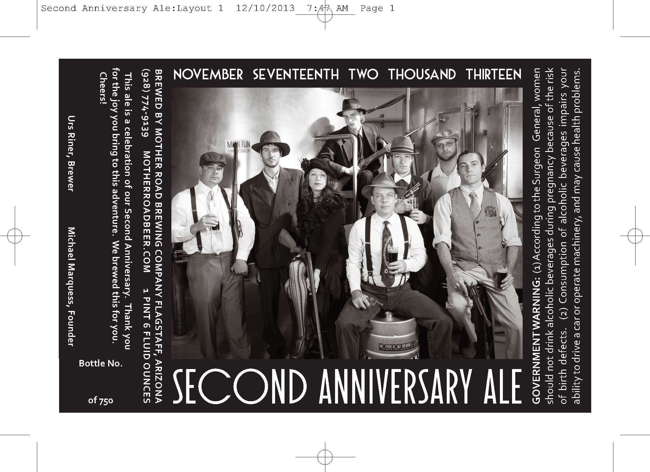 Mother Road Brewing Co. Releases Second Anniversary Ale - CraftBeer.com
