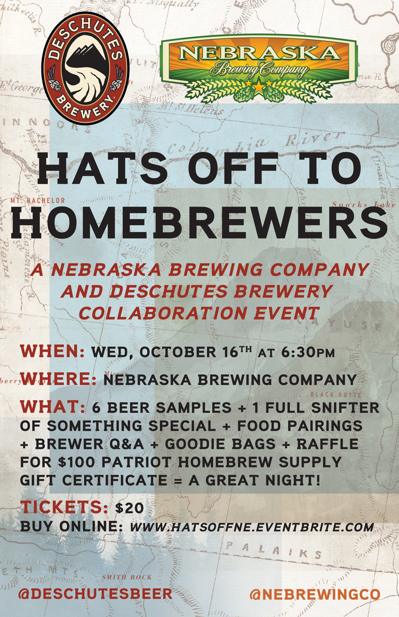 Nebraska Brewing Company Pairs with Deschutes Brewery for the Hats off ...