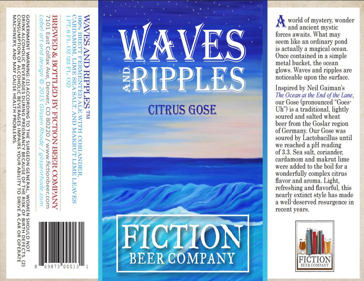 Fiction Beer Company releases Waves and Ripples Citrus Gose in 22oz ...
