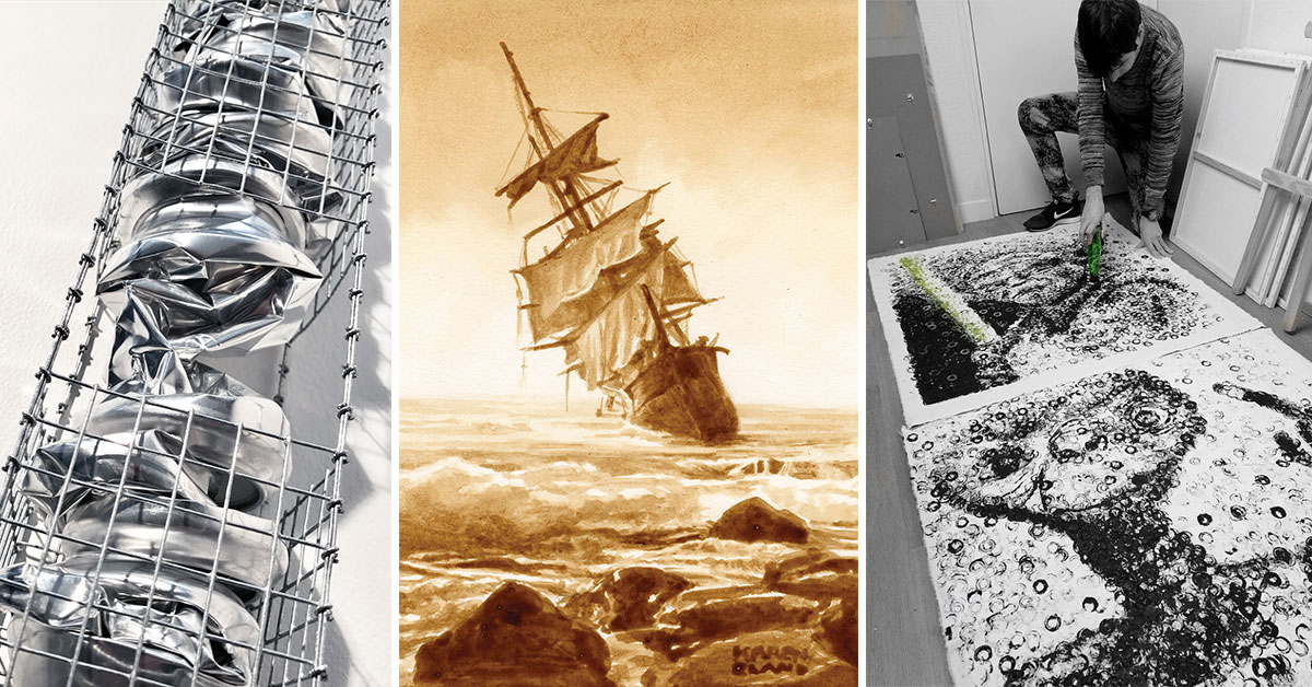 9 Artists Using Beer To Create Stunning Pieces of Art