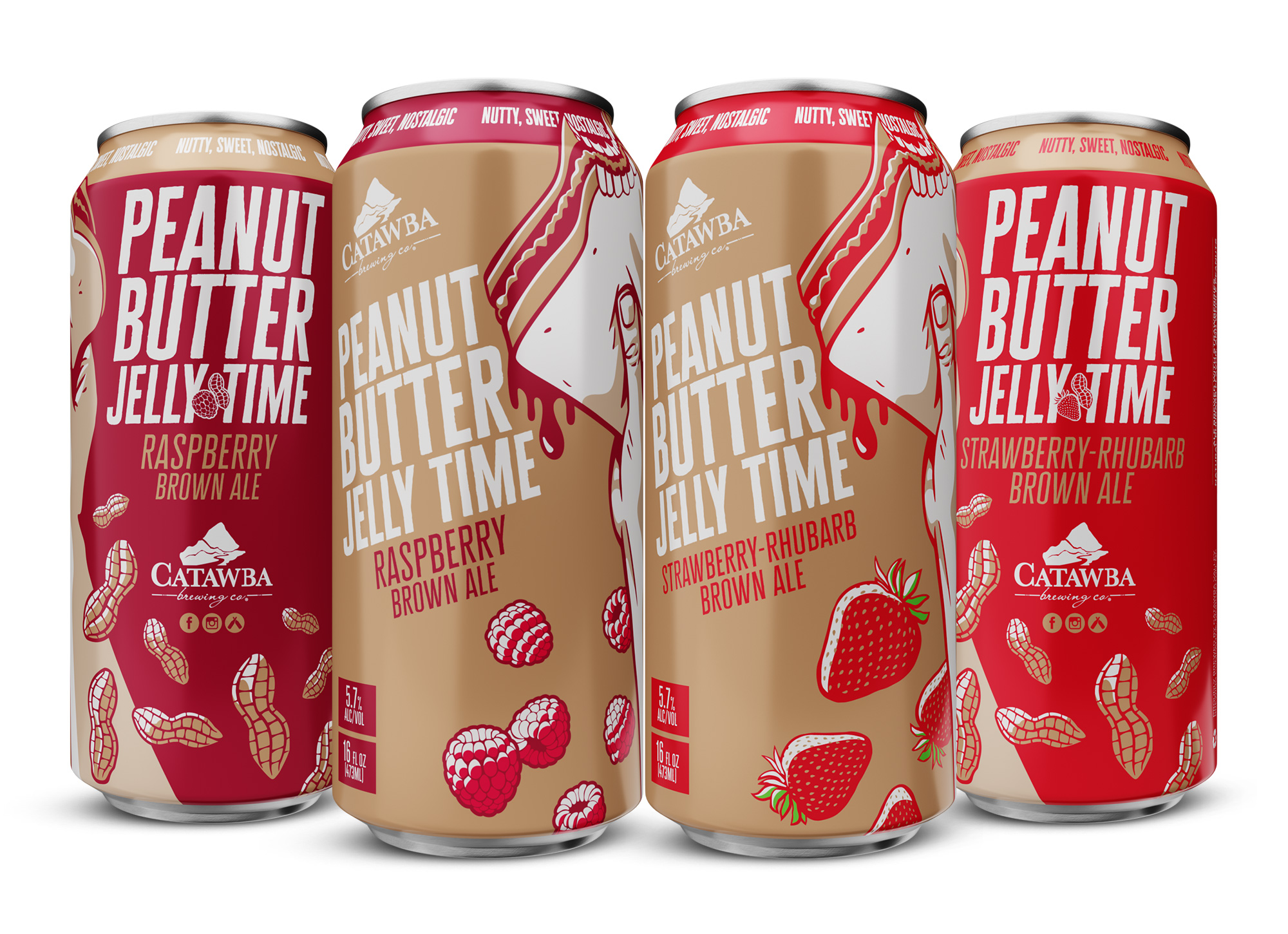 Catawba Brewing PB J Beer Makes Annual Return With 2 New Variants