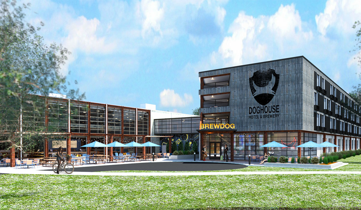 BrewDog Unveils Plans for DogHouse, a Craft Beer Hotel in Ohio