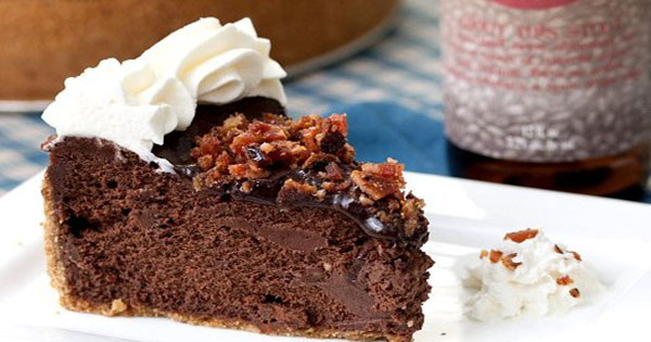 Bacon-Stout Chocolate Cheesecake